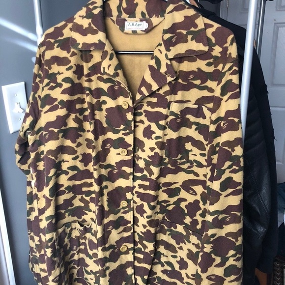 Bape | Shirts | Vintage Japanese Bape Flannel | Poshmark
